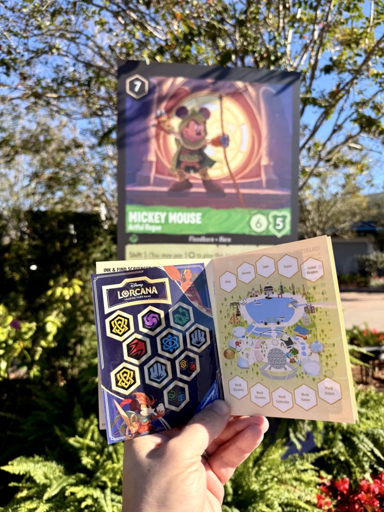 Disney Lorcana Ink & Find Scavenger Hunt at EPCOT: Free Cards, All ...